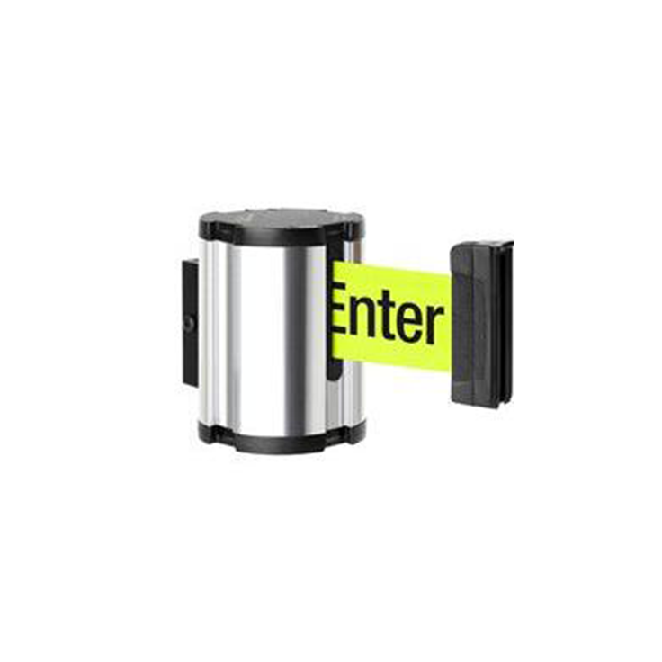15-Foot Wall-Mounted Retractable Belt Barrier – Line Dividers