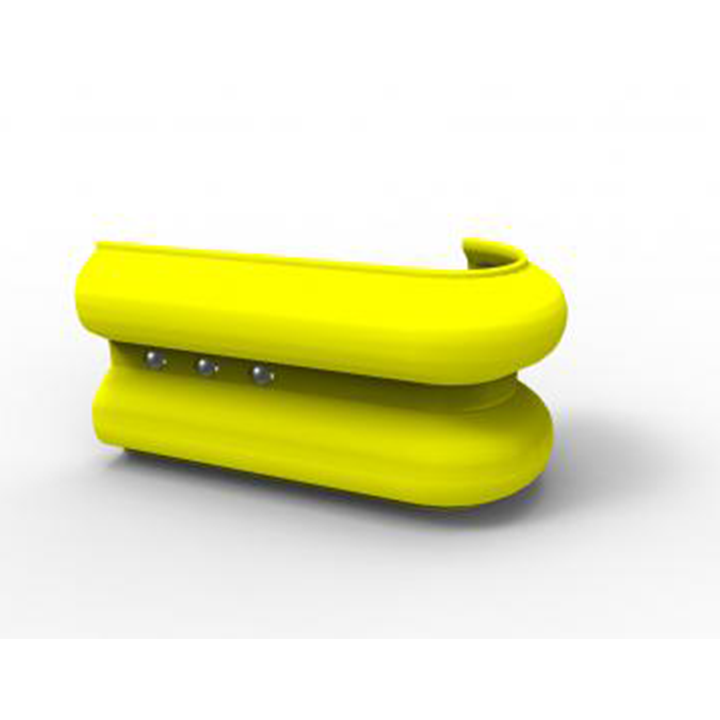 End Cap of Slow Stop Polycarbonate Guardrail for Impact Recovery – Line ...